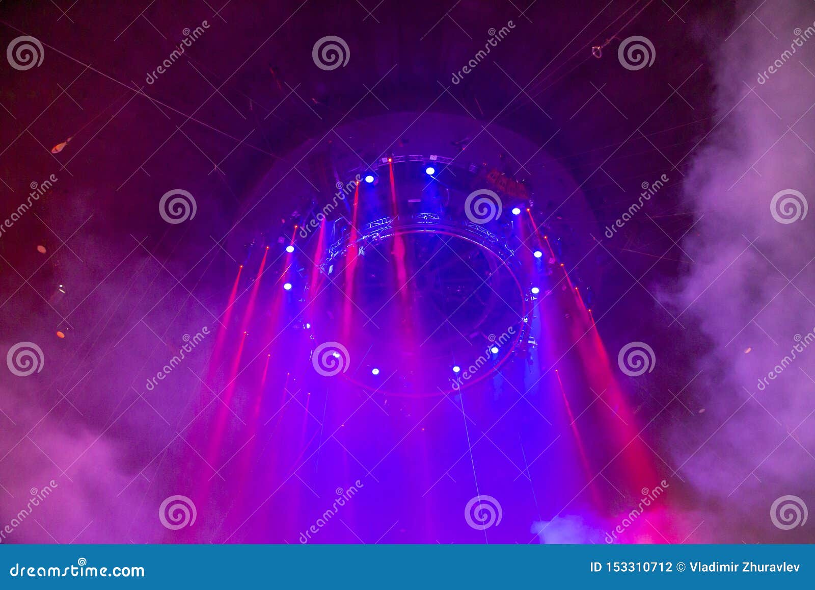 Stage Lights. Concert Light Circus Illumination Stock Photo - Image of ...