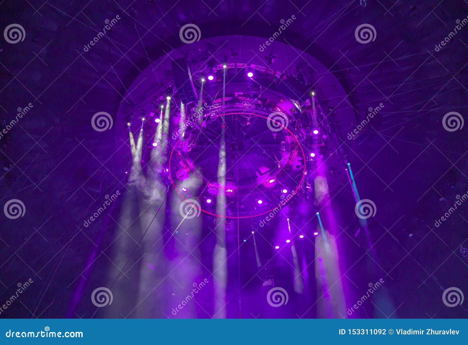 Stage Lights. Concert Light Circus Illumination Stock Photo - Image of ...