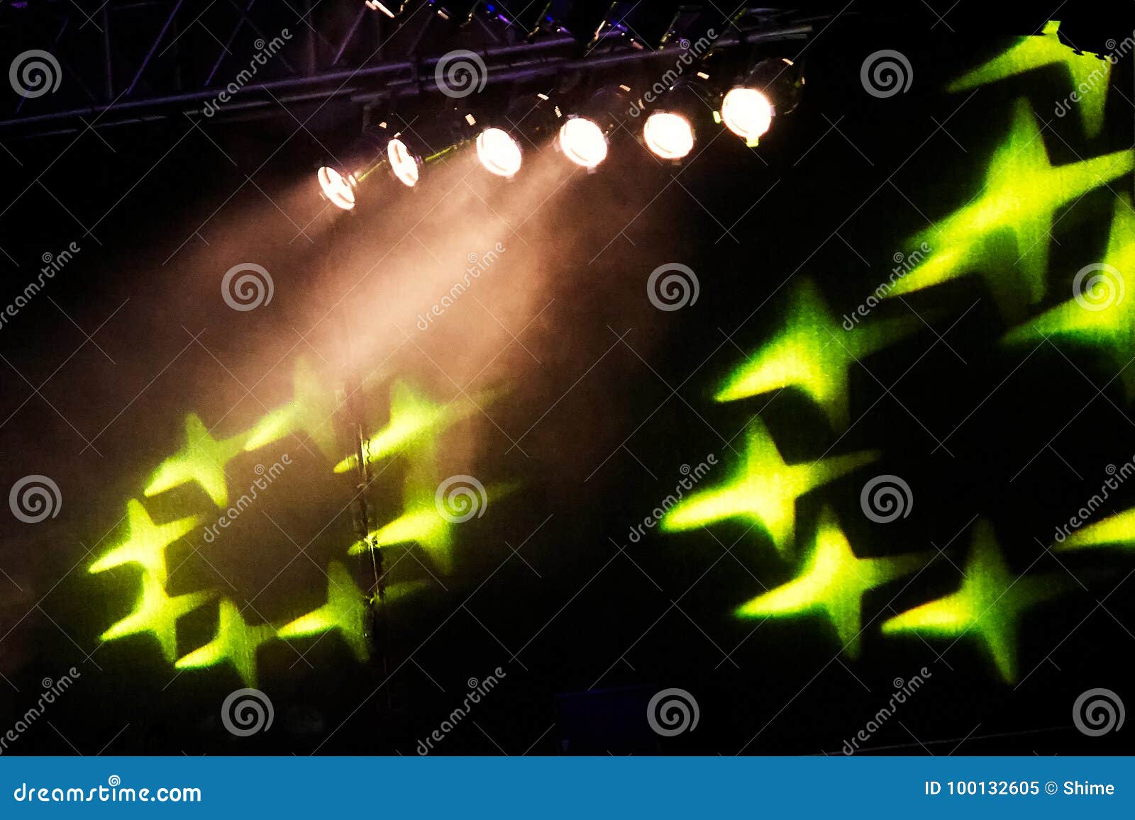 Concert light show stock image. Image of laser, festival - 100132605