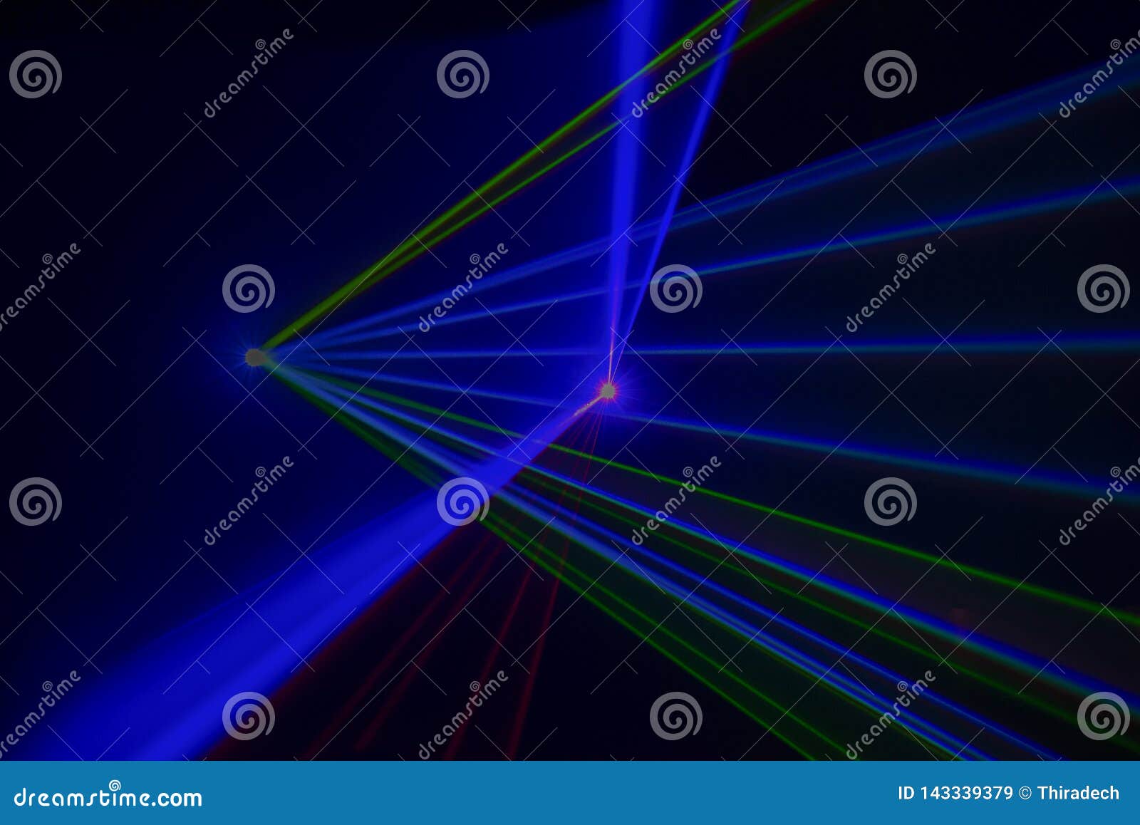 Stage lights with laser stock image. Image of laser - 143339379