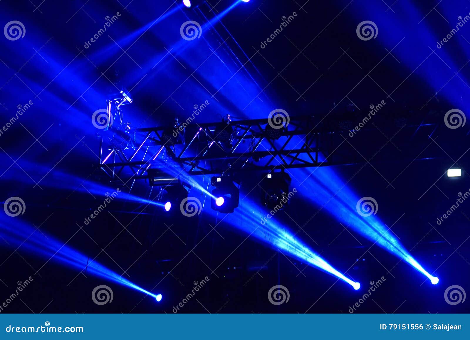 Stage lights stock photo. Image of club, lamp, concert - 79151556