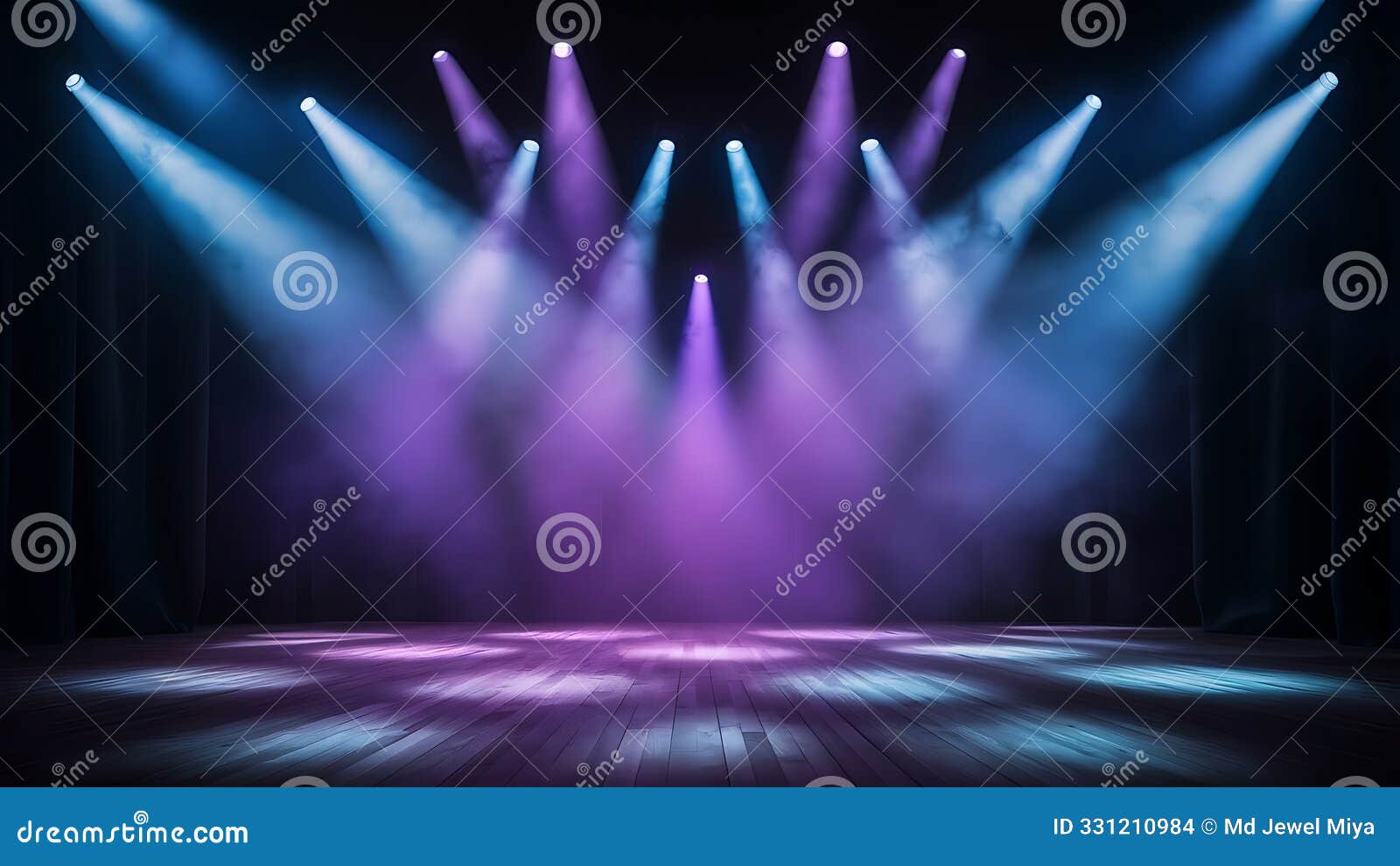Stage Lights Setting the Scene for a Spectacular Performance Ai ...
