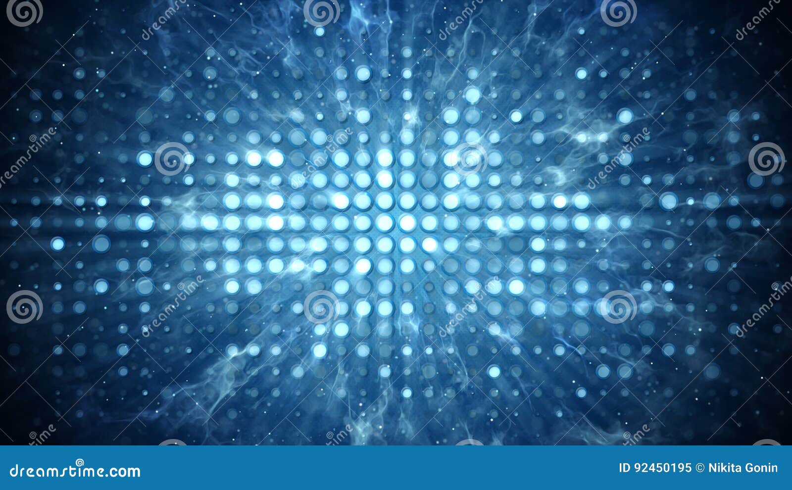 Stage Lights and Smoke Disco Party Concept Abstract Background Stock ...