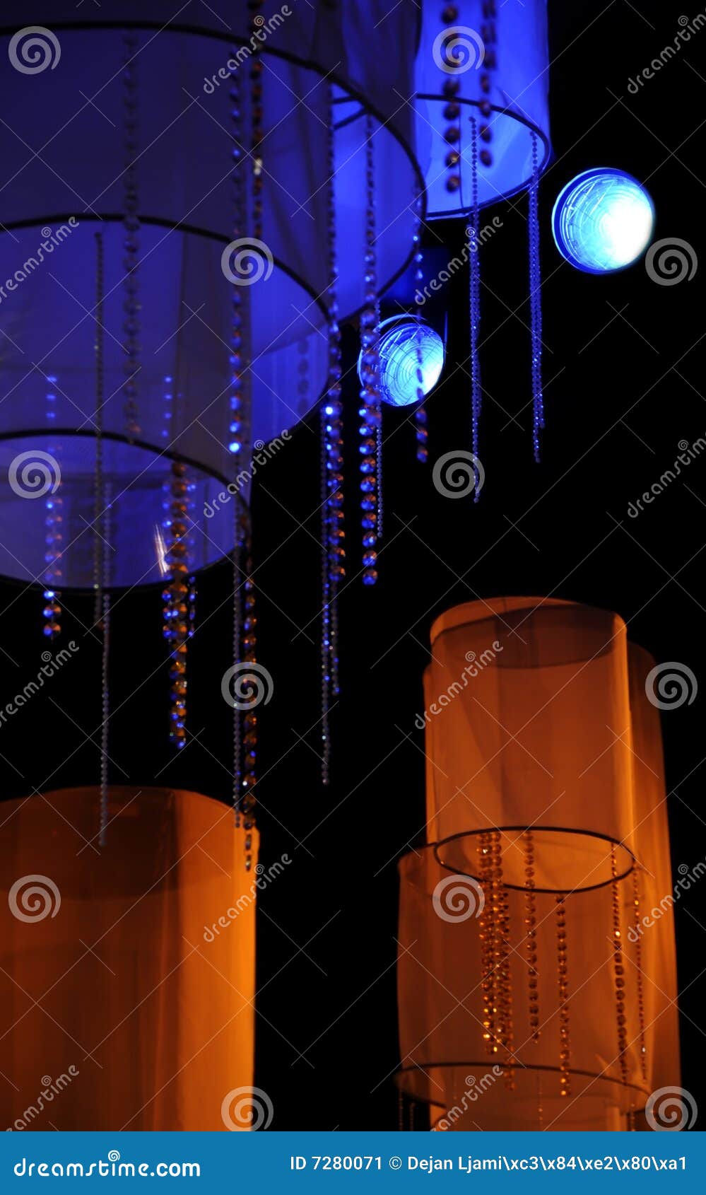 Stage Lights - Studio for Production TV Show Stock Image - Image of ...