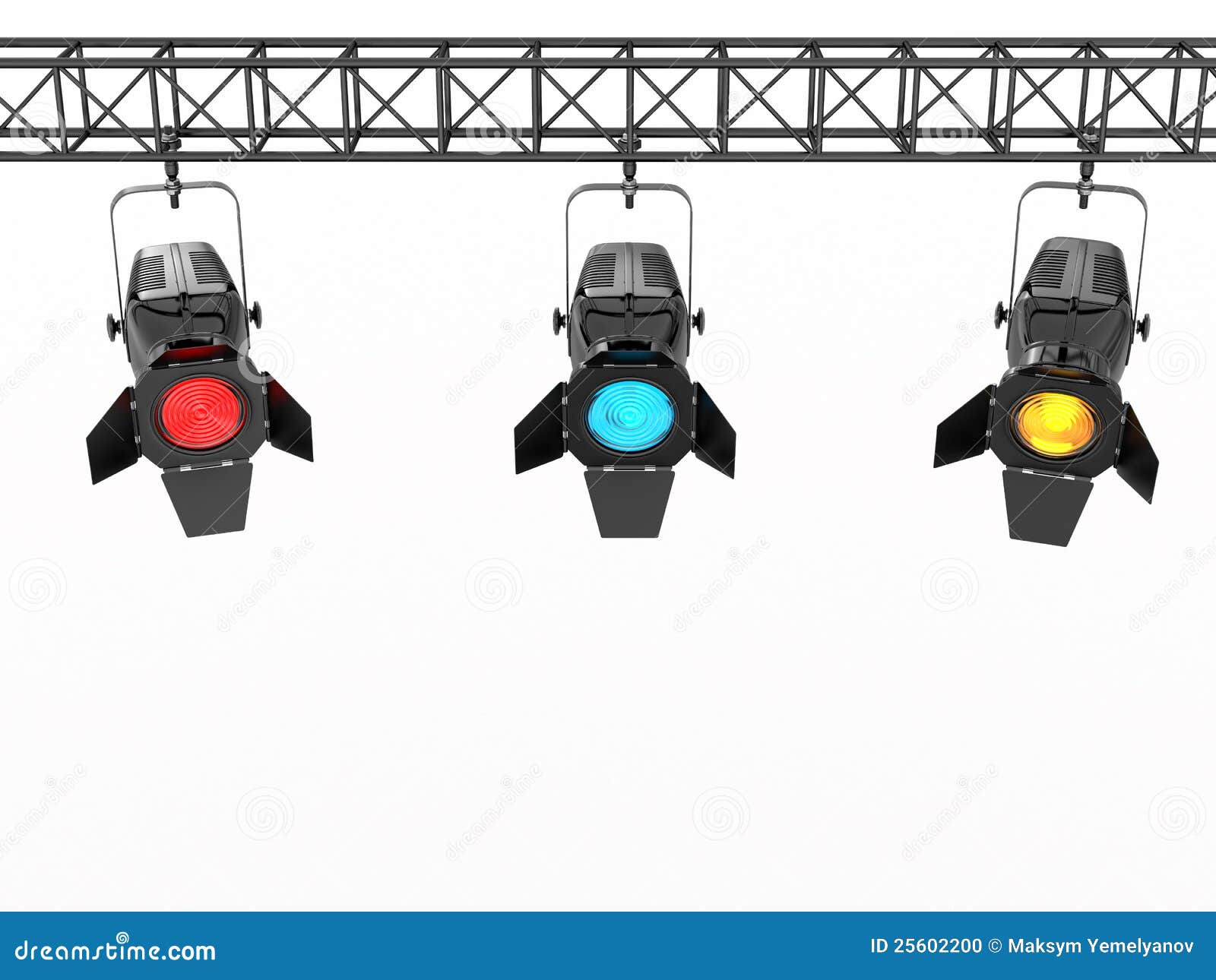 Concert Stage Lights Clipart