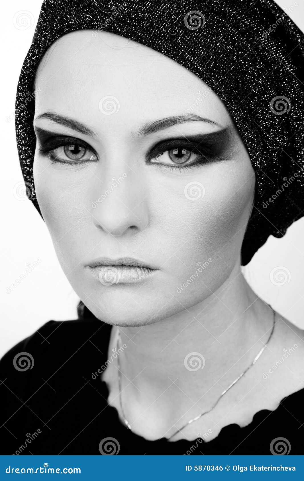Stage makeup stock photo. Image of sadness, makeup, depression - 5870346