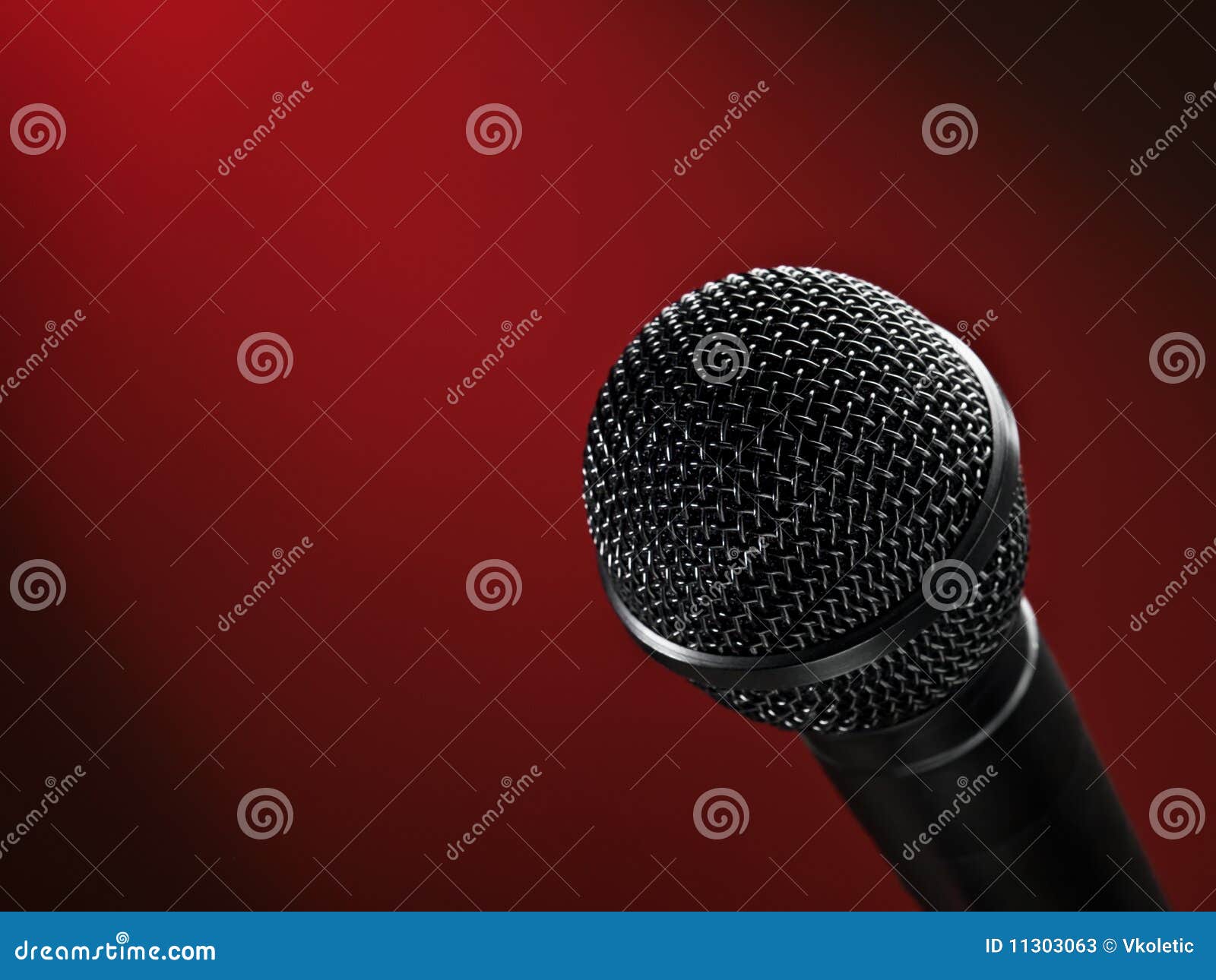 Stage microphone stock image. Image of music, single - 11303063