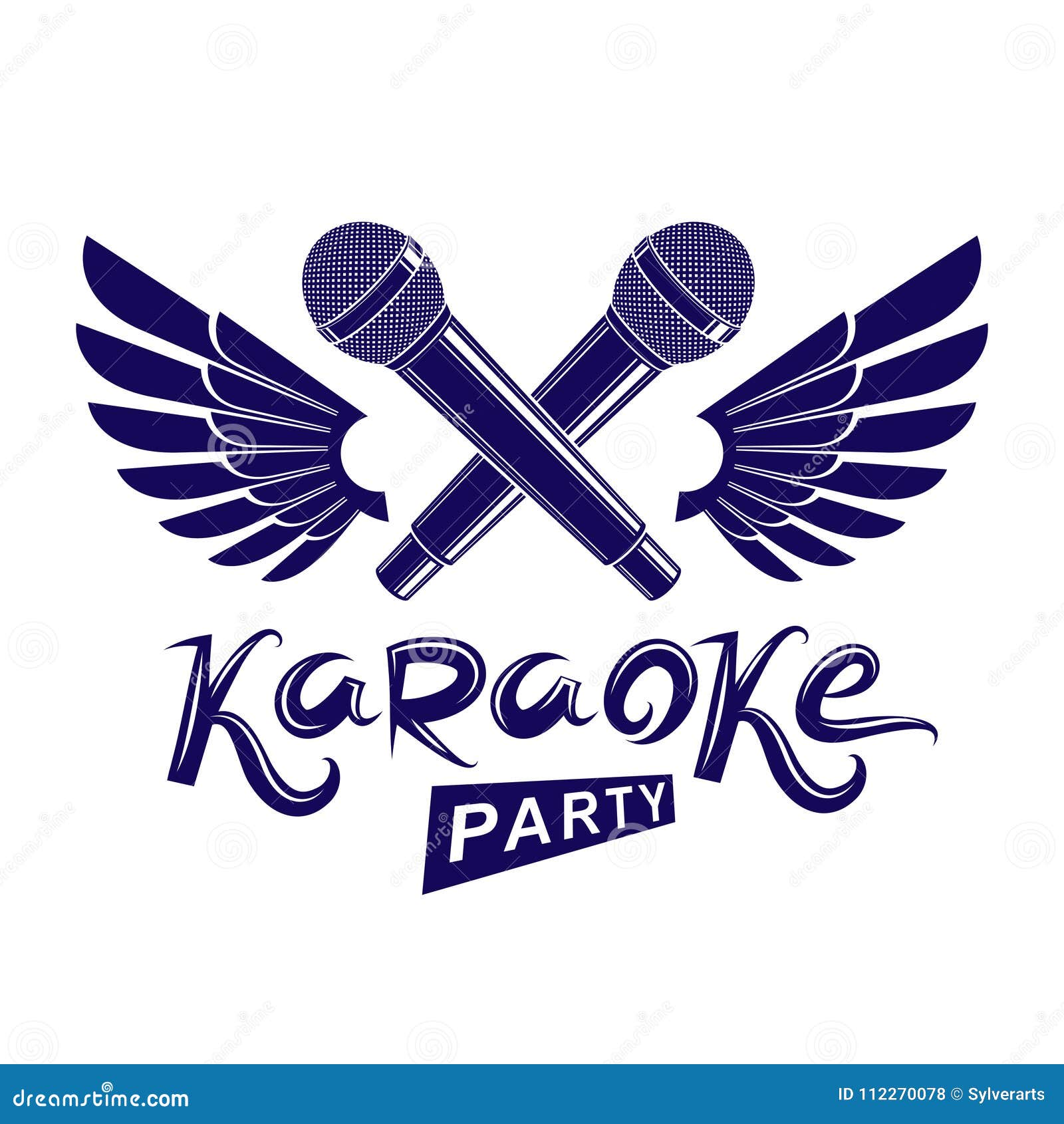 Stage Microphone Audio Equipment Created Using Bird Wings, Live Stock ...