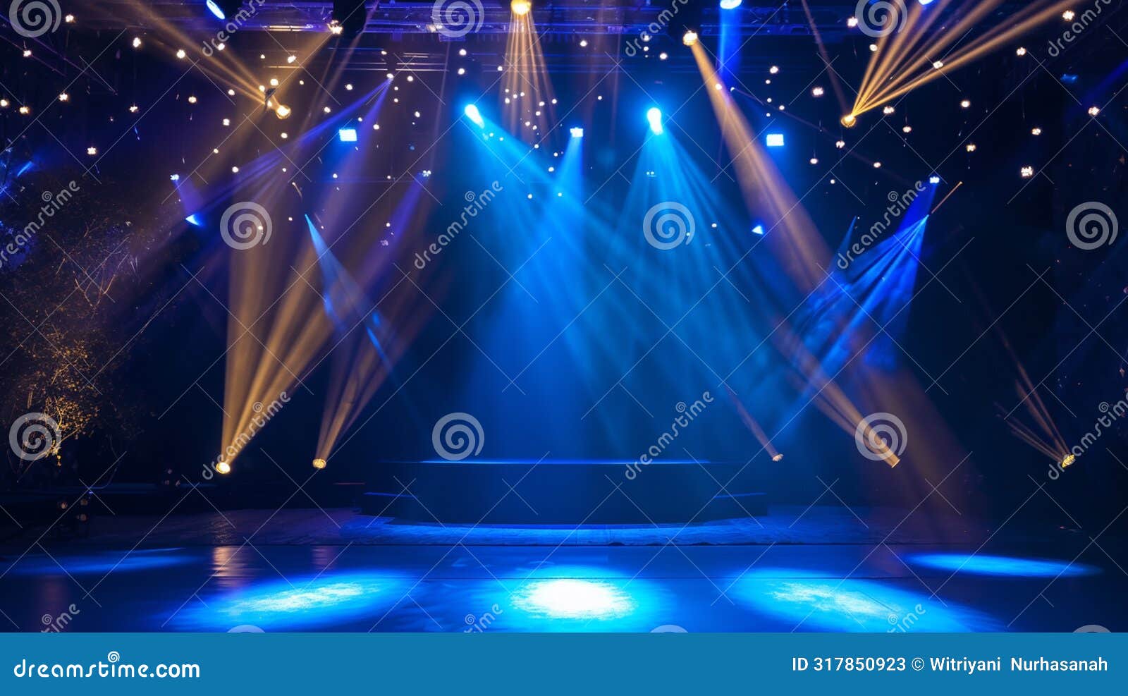 Stage Motion Visuals. Wedding Entertainment Night. Elegant Luxury Shine ...