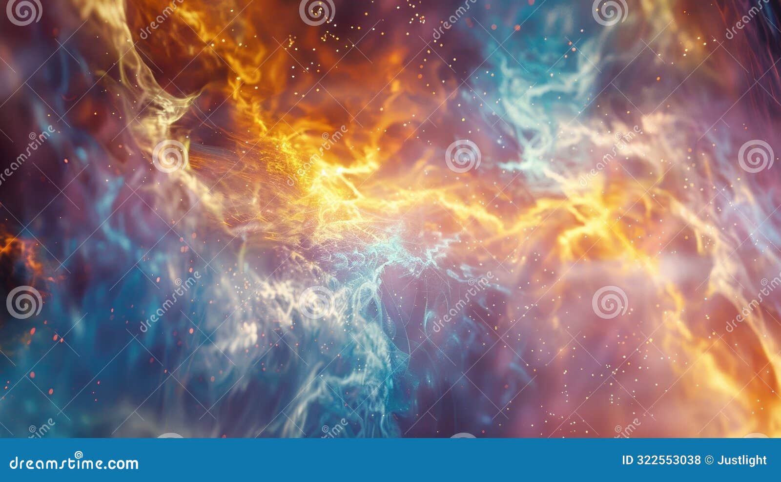 The Stage is Now Bathed in a Soft Glowing Light Symbolizing the Quantum ...