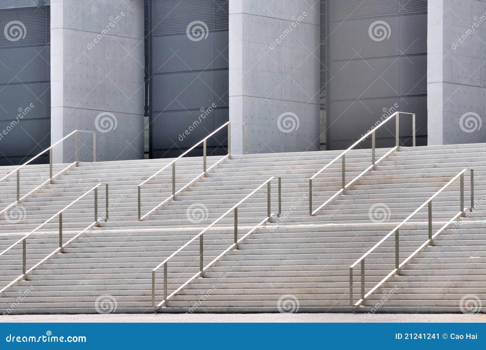 Stage and Platform Built in Concrete Stock Image - Image of rail, door ...