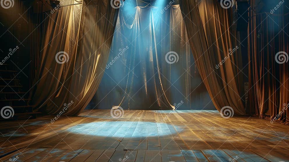 Stage Play Uses Layers for Visual Dramas, Ai Generated Stock ...