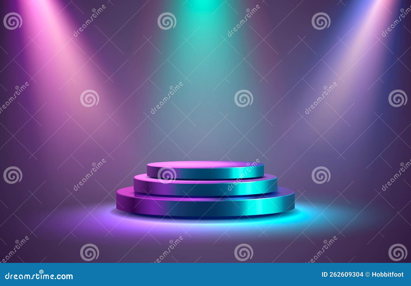 Stage Podium with Lighting, Stage Podium Scene with for Award, Decor ...