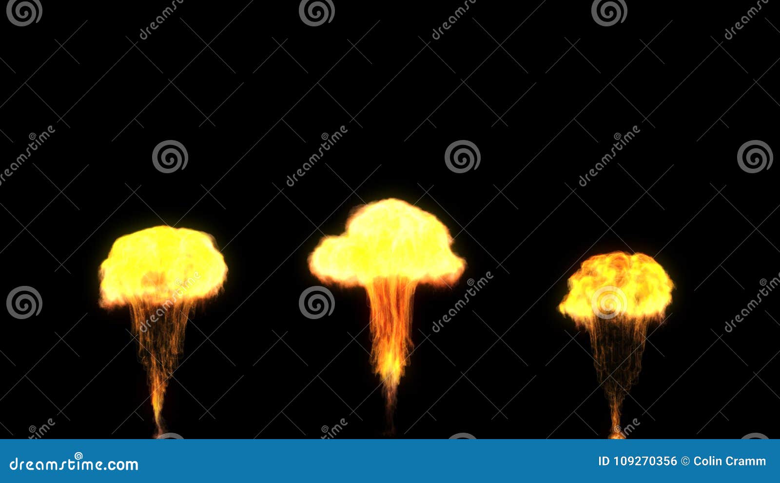 Stage Pyrotechnics Flames Shooting Up from the Bottom Stock Photo ...