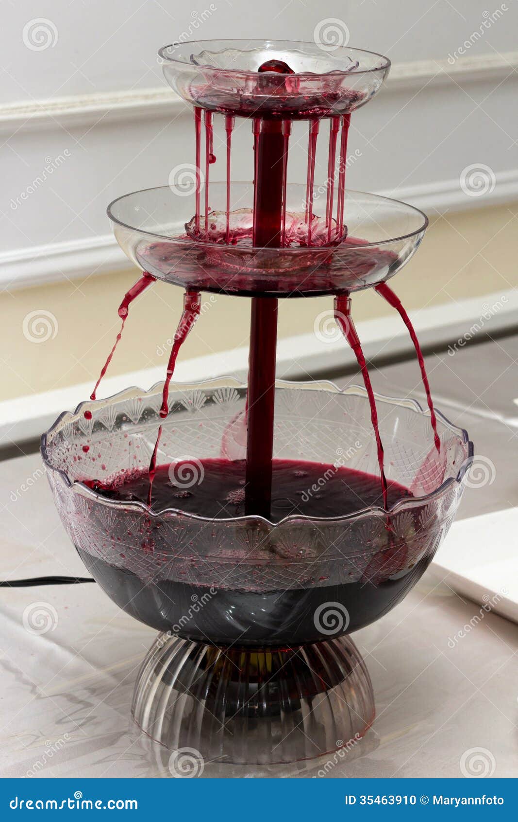 Stage from Red Wine during the Holiday Stock Photo - Image of vertical ...