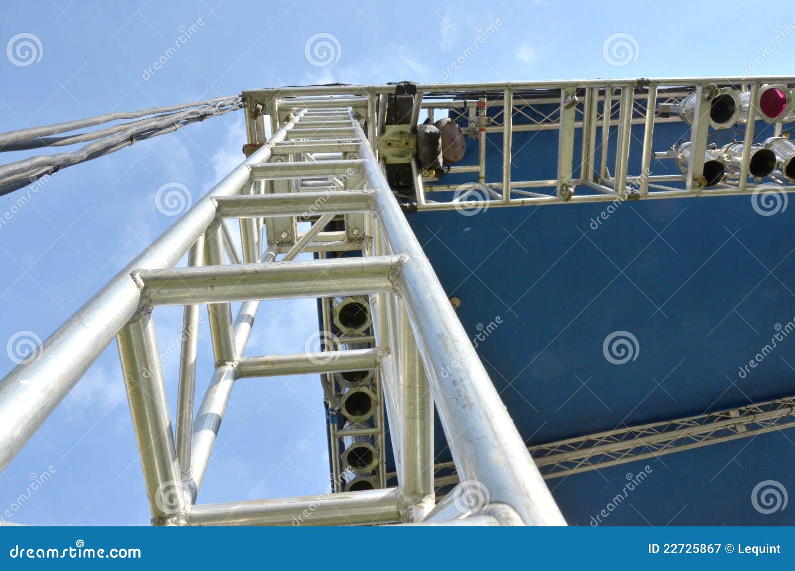 Stage rigging stock image. Image of lighting, rigging - 22725867