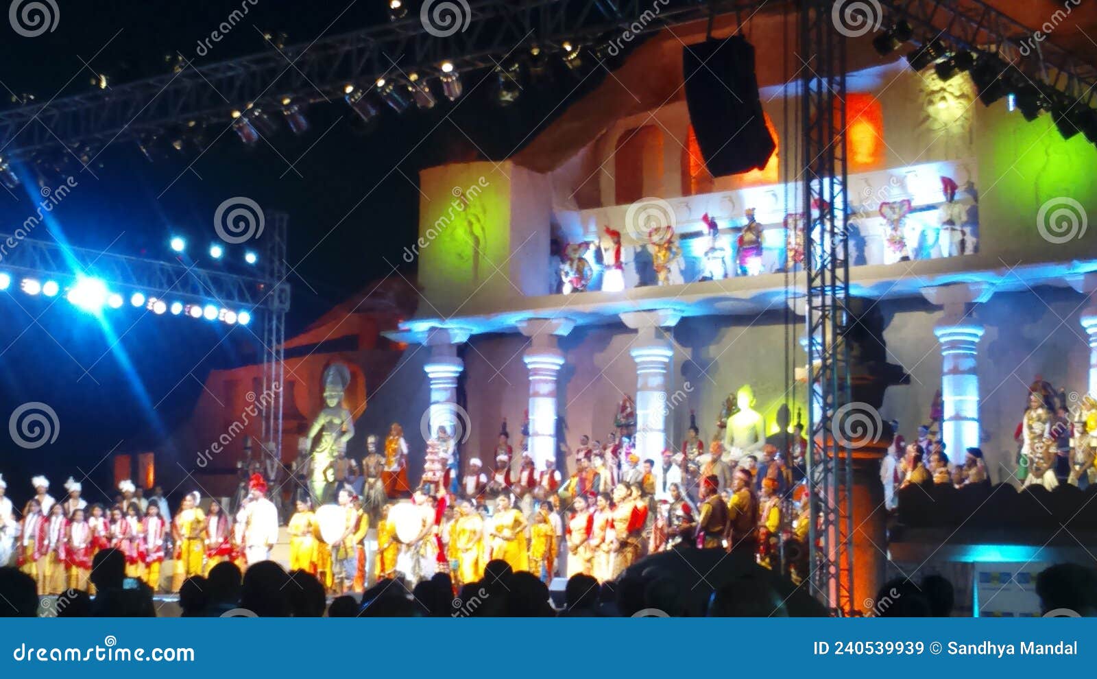 A stage show in Goa editorial stock image. Image of culture - 240539939