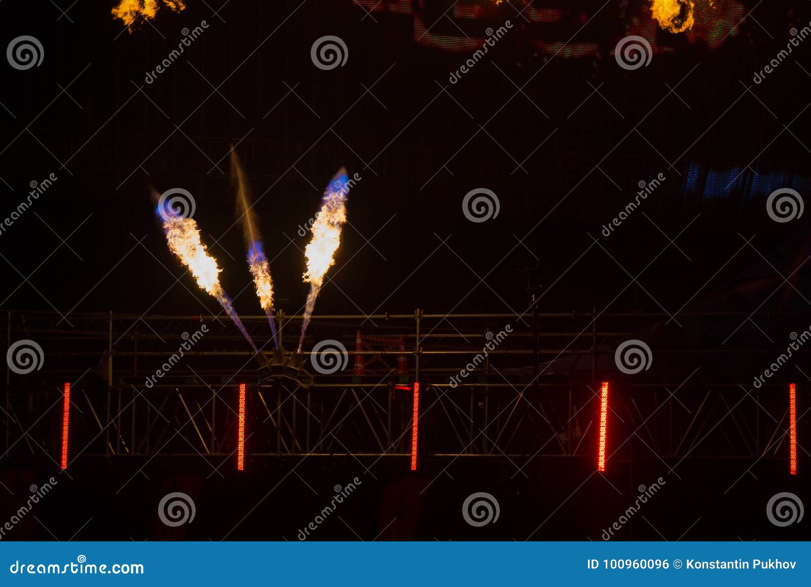 Stage special effects stock photo. Image of entertainment - 100960096