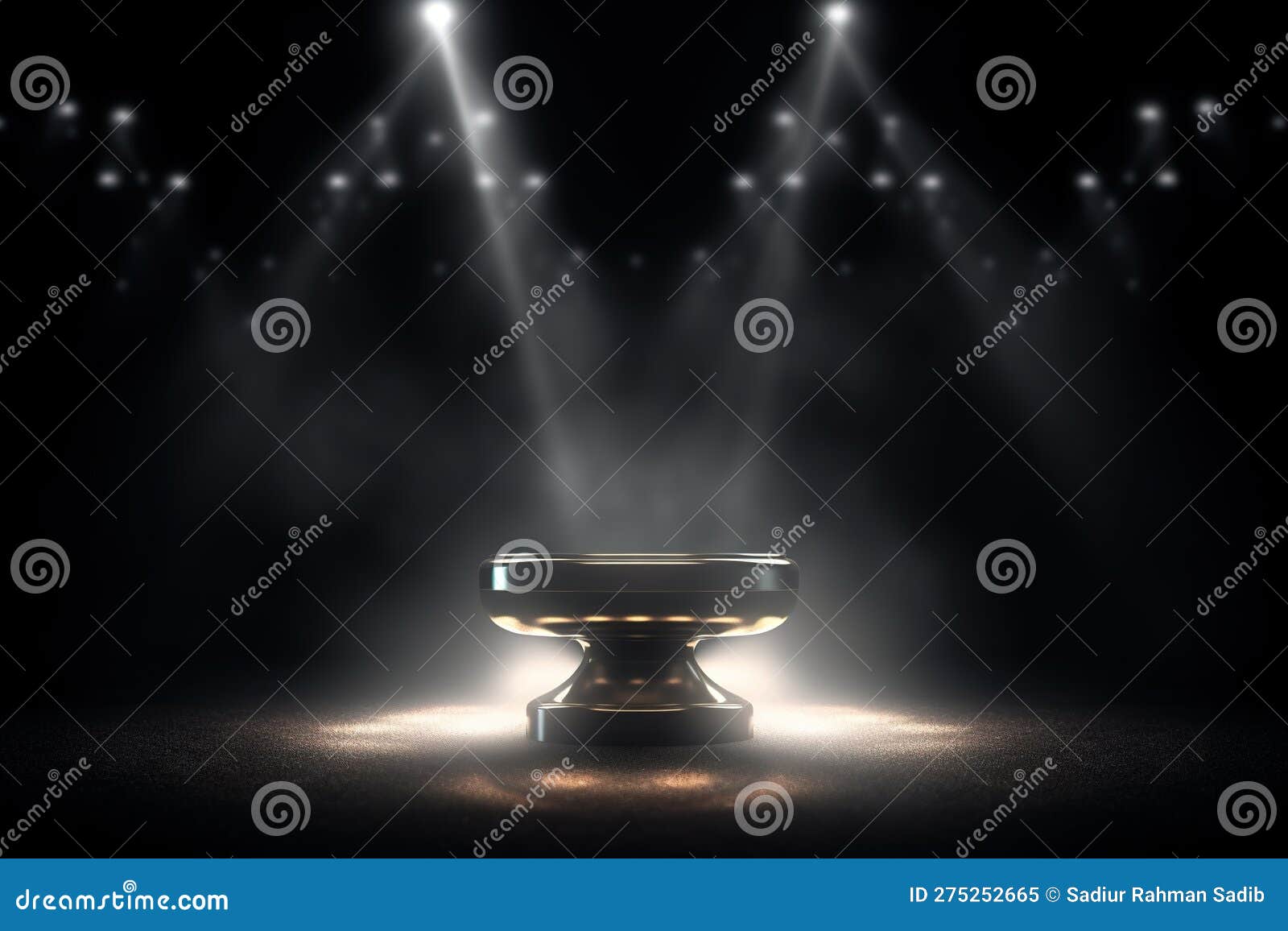 Stage Spotlight with Stage Podium Scene, Stage Spotlight on a Stage ...