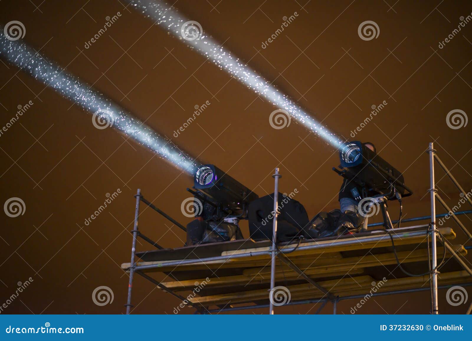 Stage Spotlight stock photo. Image of foggy, live, projection - 37232630