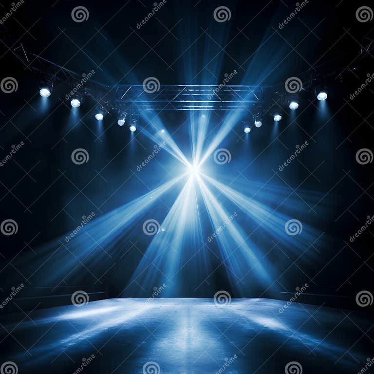 Stage Spotlight with Spotlights, Stage Background, Stage Lights, Stage ...