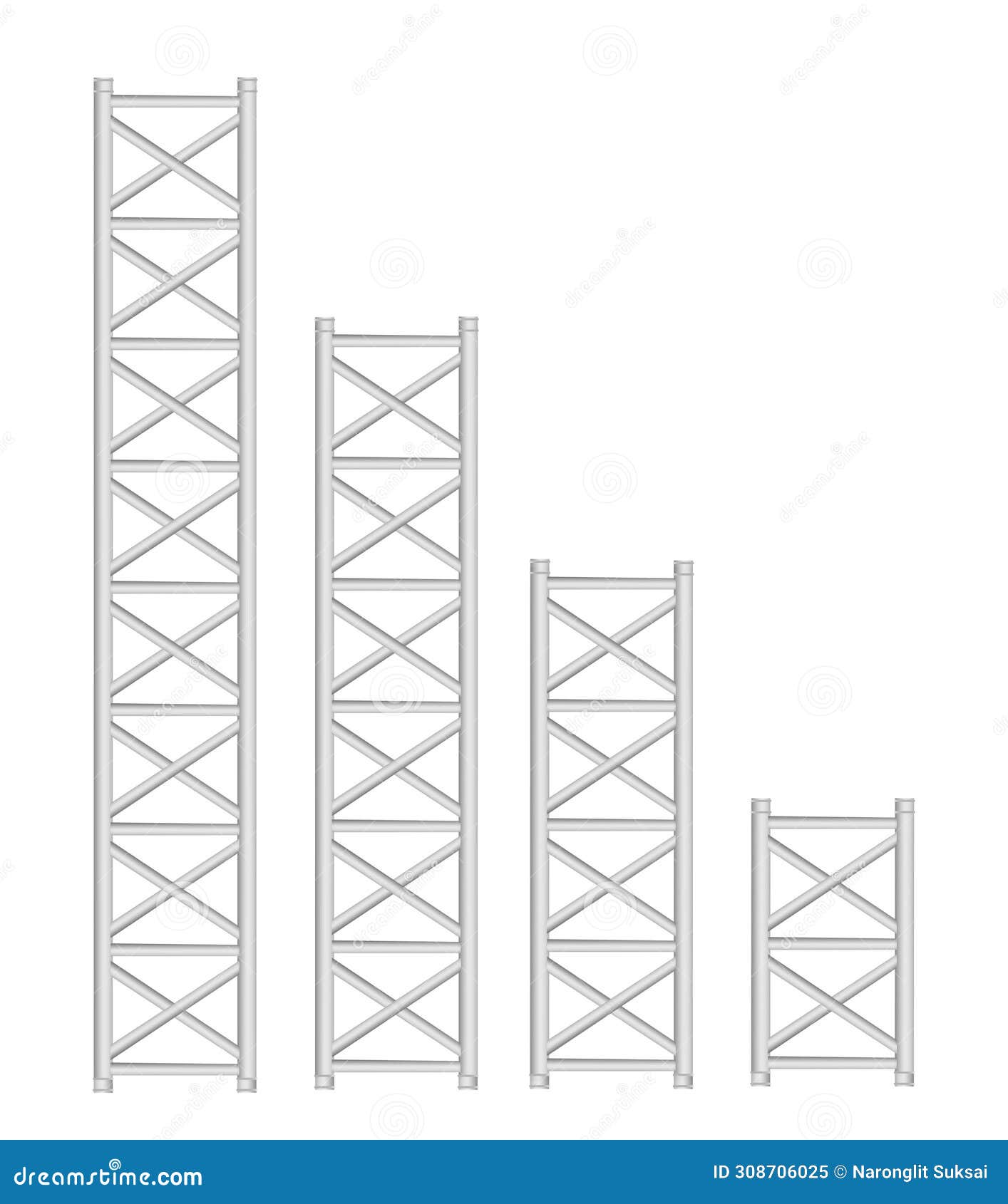 Stage Truss Frame,Speaker Cabinet Hanging Truss Stock Vector ...