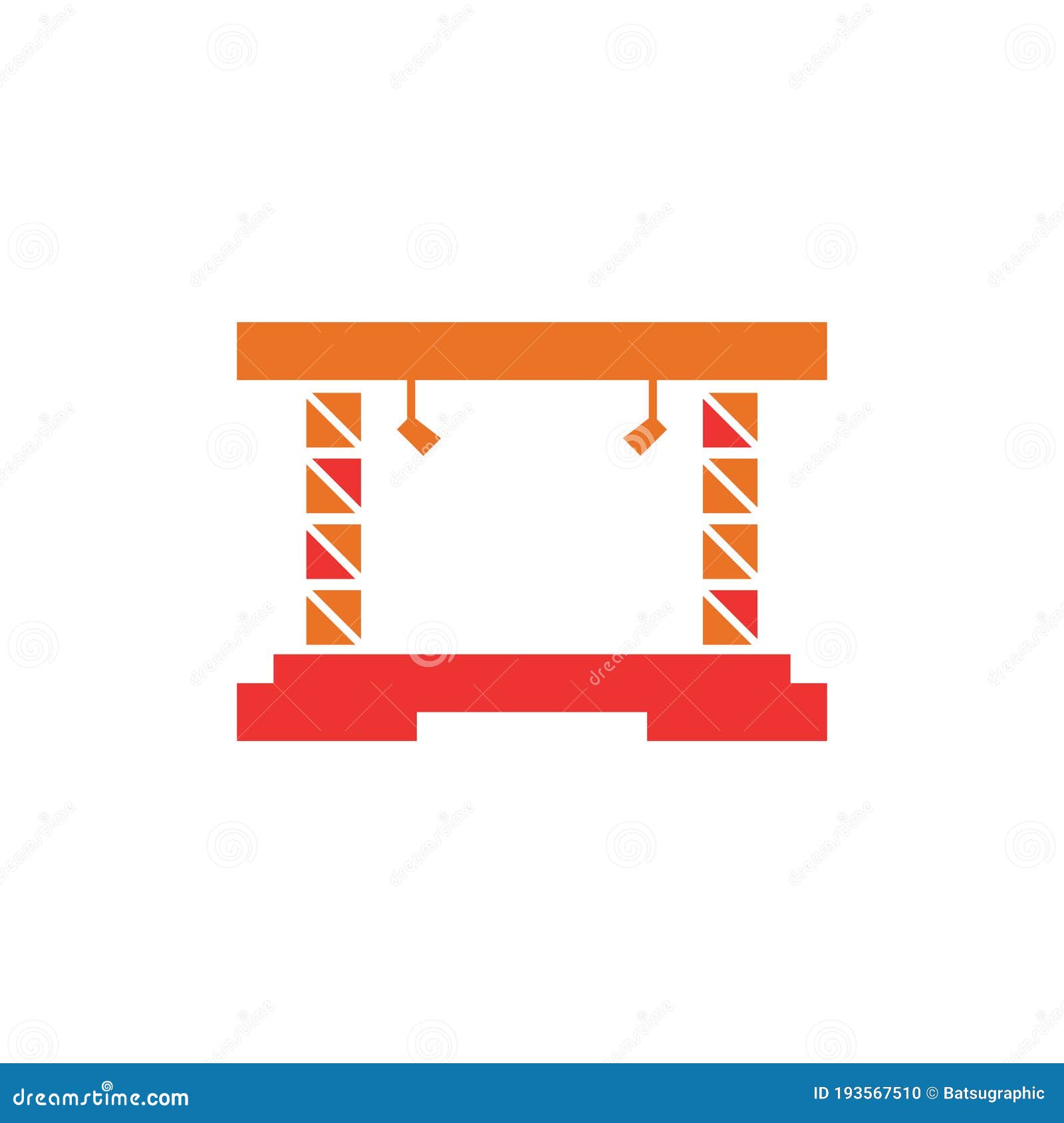 Stage Vector Icon Logo Design Stock Vector - Illustration of black ...