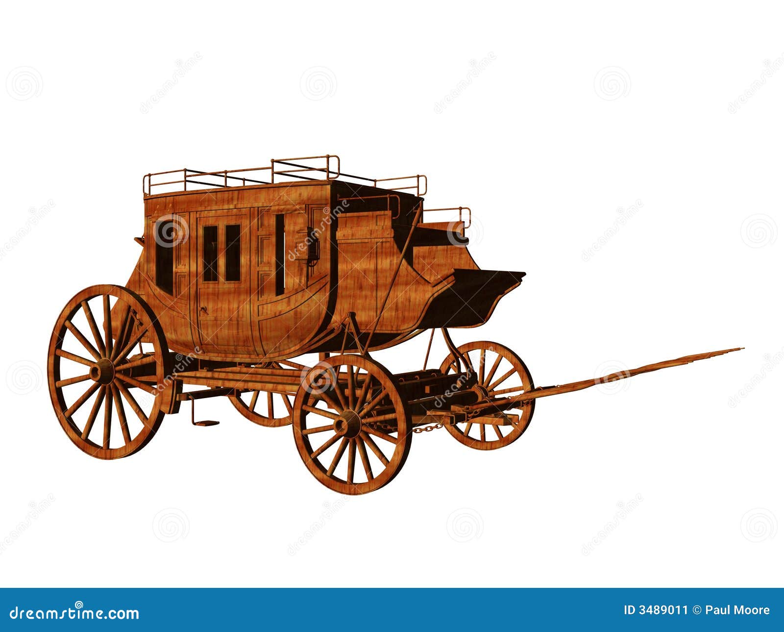 Stagecoach stock illustration. Illustration of wild, southwest - 3489011