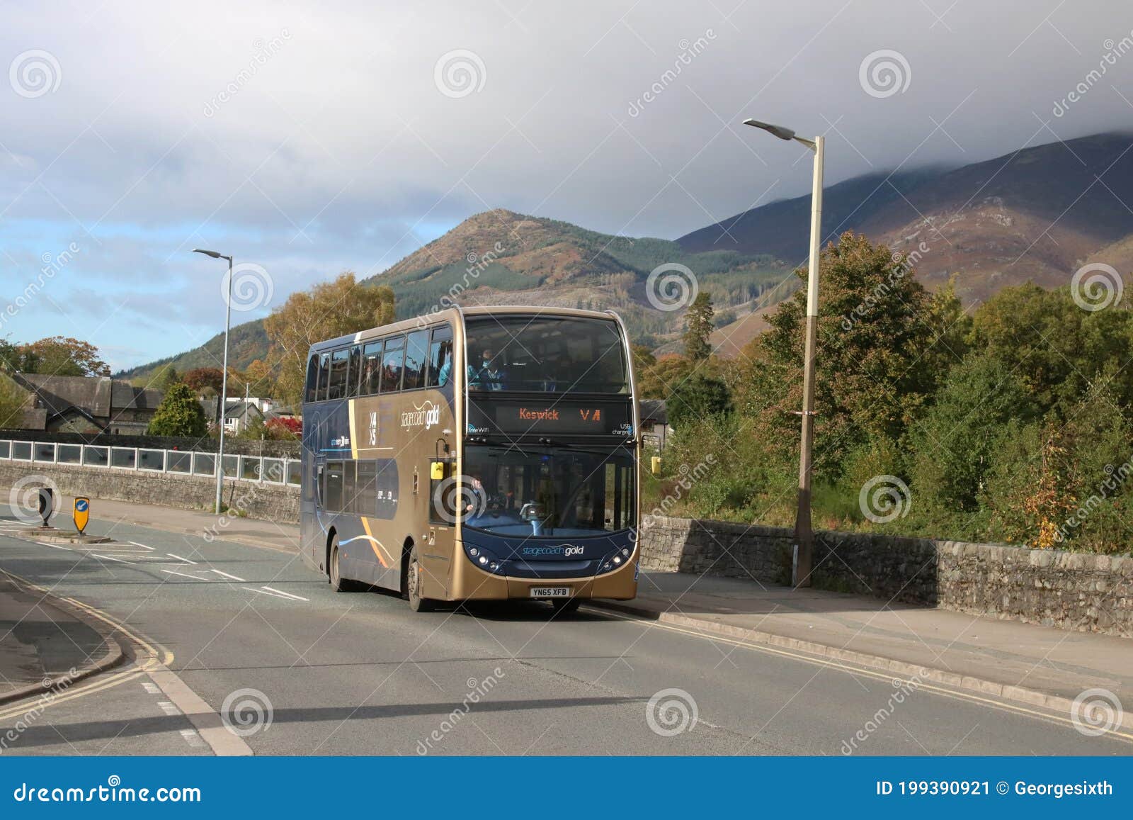 Stagecoach Gold Doubledeck Bus on Service X4, Keswick Editorial Photo ...