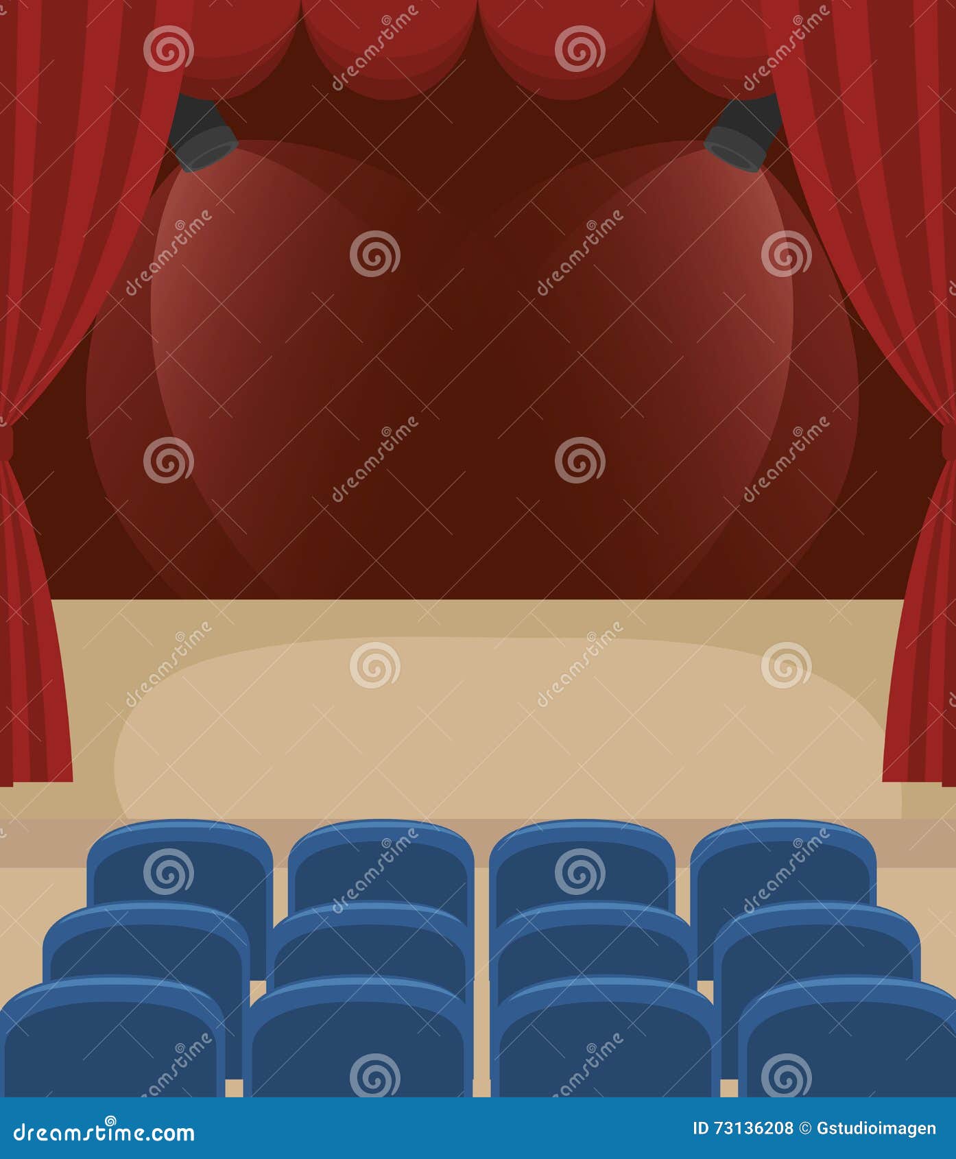 Stagecraft concept design stock illustration. Illustration of symbol ...