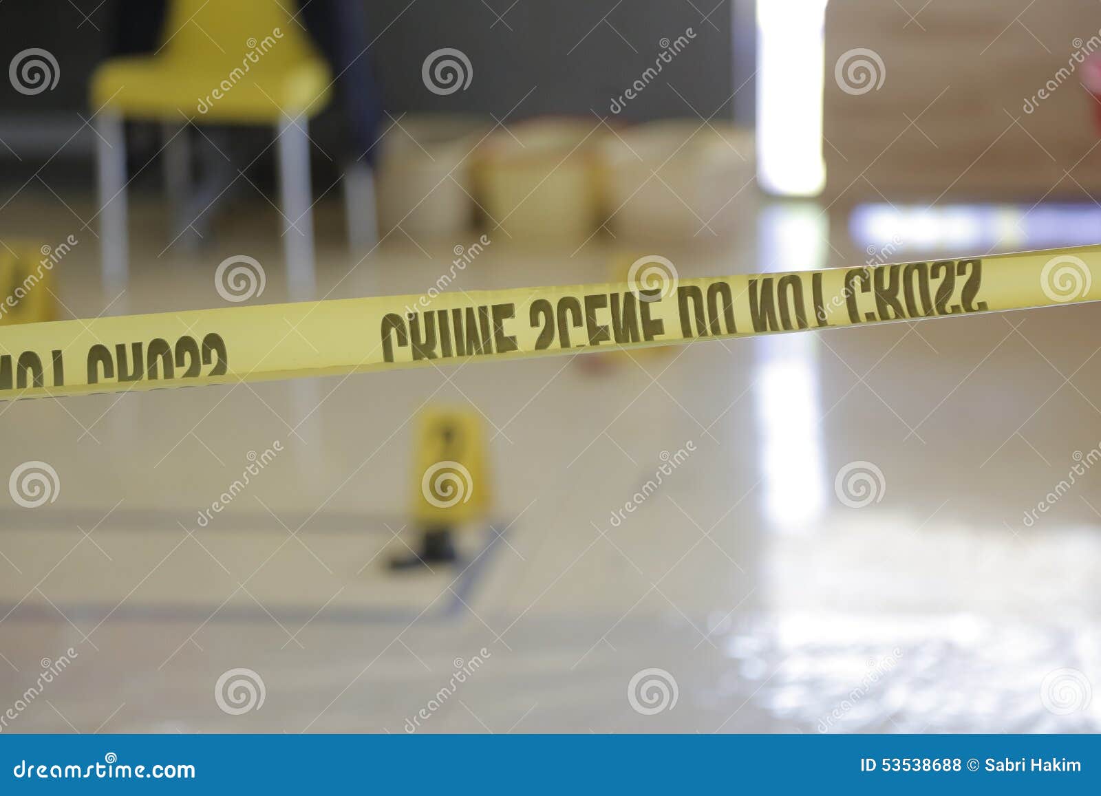 Staged crime scene stock photo. Image of lecture, education - 53538688