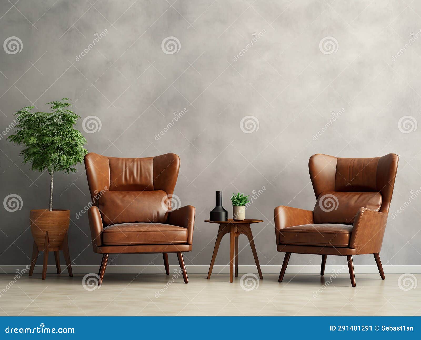 Staged Studio Photograph Capturing the Essence of Two Chairs. Stock ...
