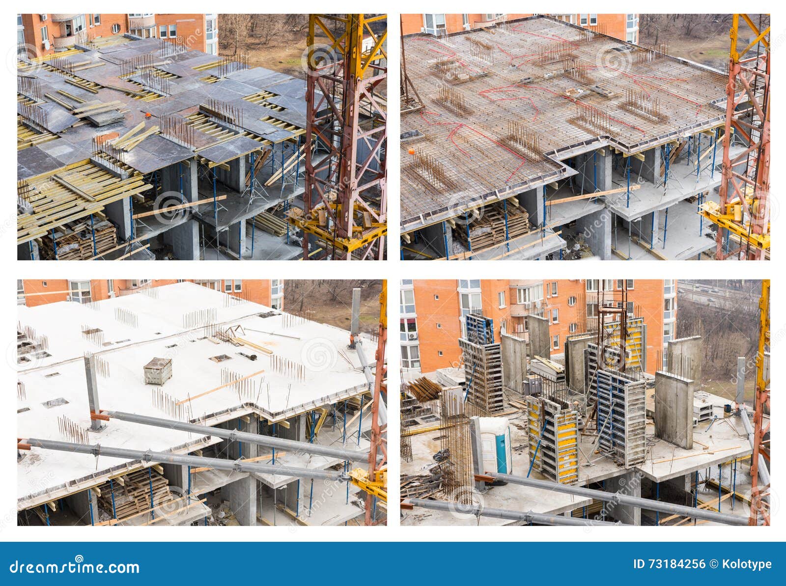Stages of Building Construction Stock Photo - Image of angle, floor ...