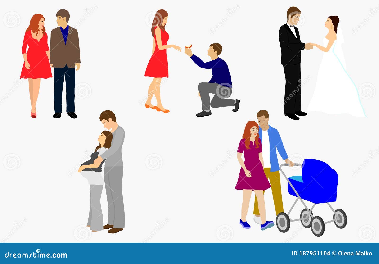 Stages of Creating a Family Stock Vector - Illustration of happy, baby ... Stages of Creating a Family Stock Vector - Illustration of happy, baby ...