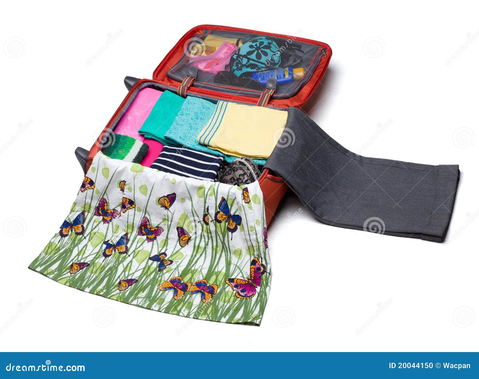 Stages of Packing Suitcases Stock Photo - Image of clothing, package ...