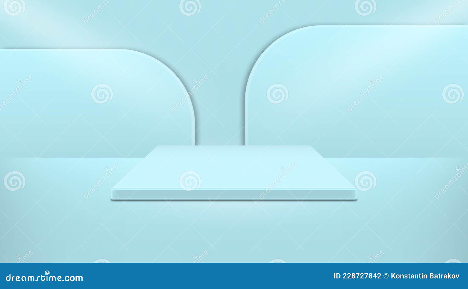 Stages, of Rectangular Shape, the Light from Two Lamps Falls Obliquely ...