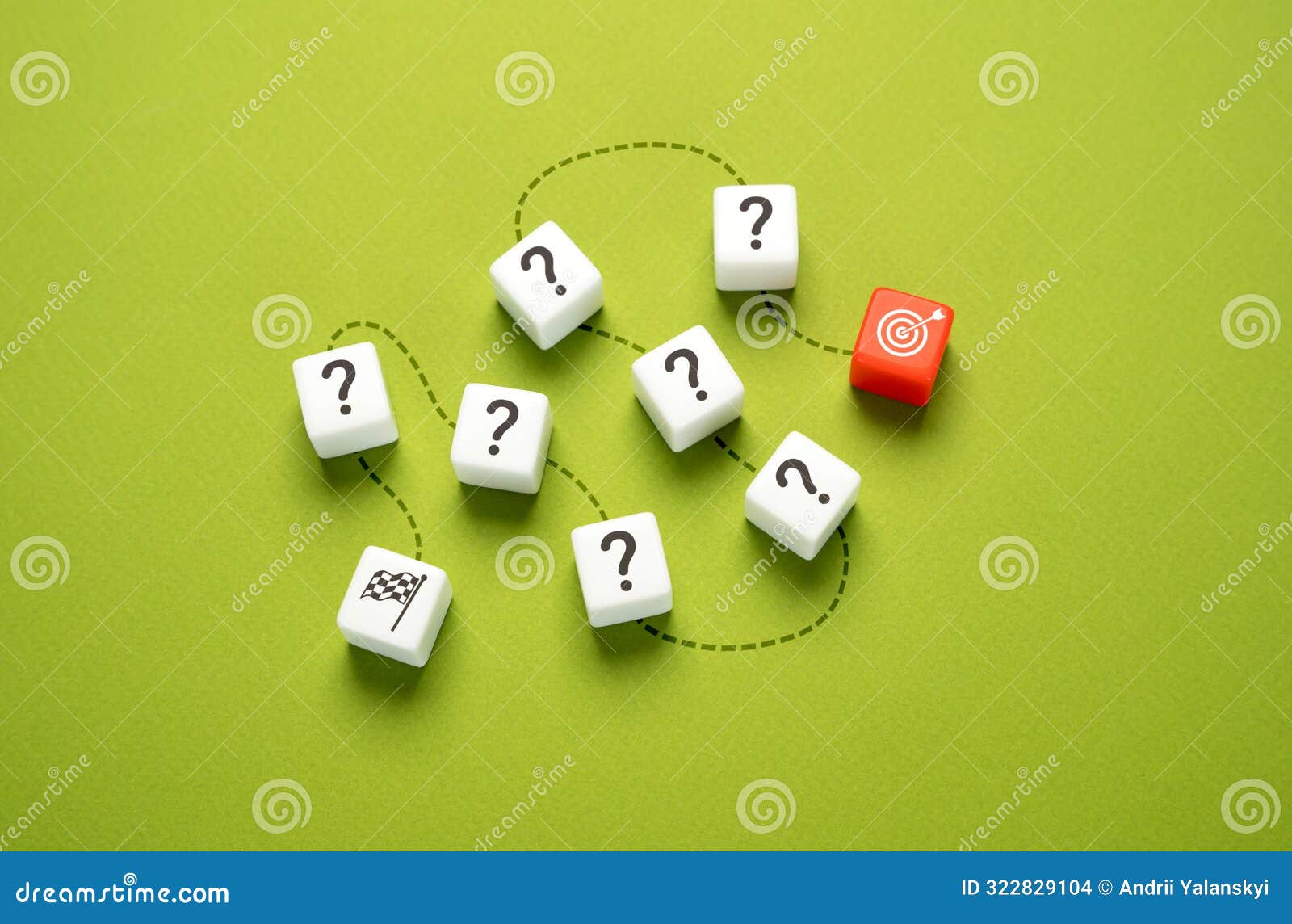 Stages on the Road To Achieving Goals. Stock Photo - Image of overcome ...