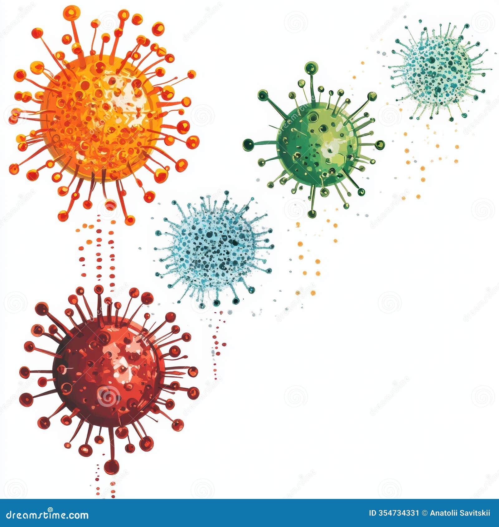 Stages of Virus Lifecycle Illustrated with Scientific Visualization of ...