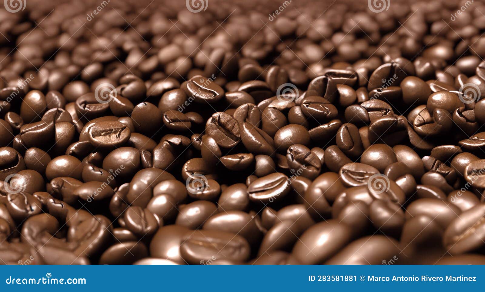 Staggering Amount of Brown Coffee Beans Stock Illustration ...