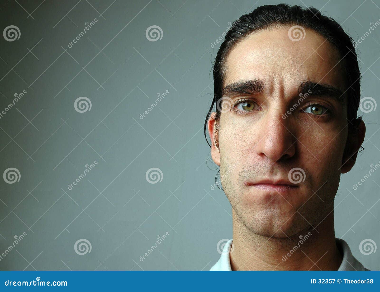 Staggering stare stock image. Image of portrait, neck, expression - 32357