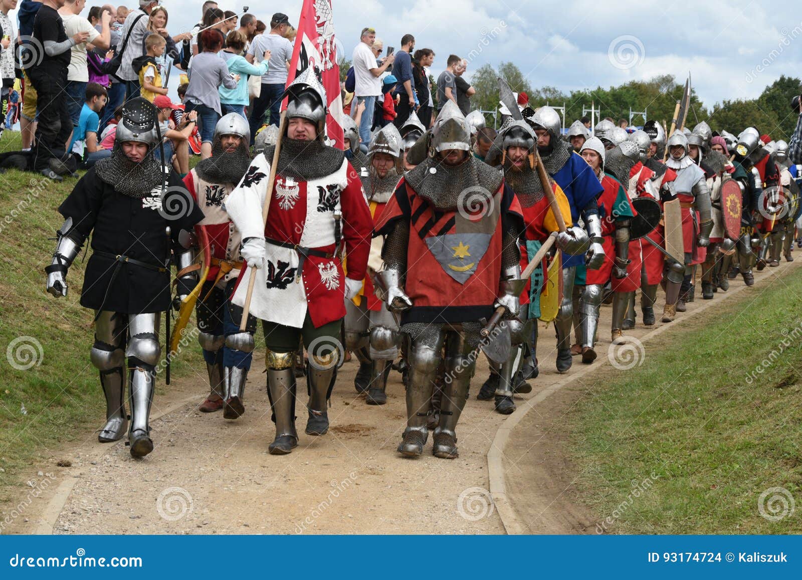 Polish Knights are Boldly Going To the Battlefield Editorial Stock ...