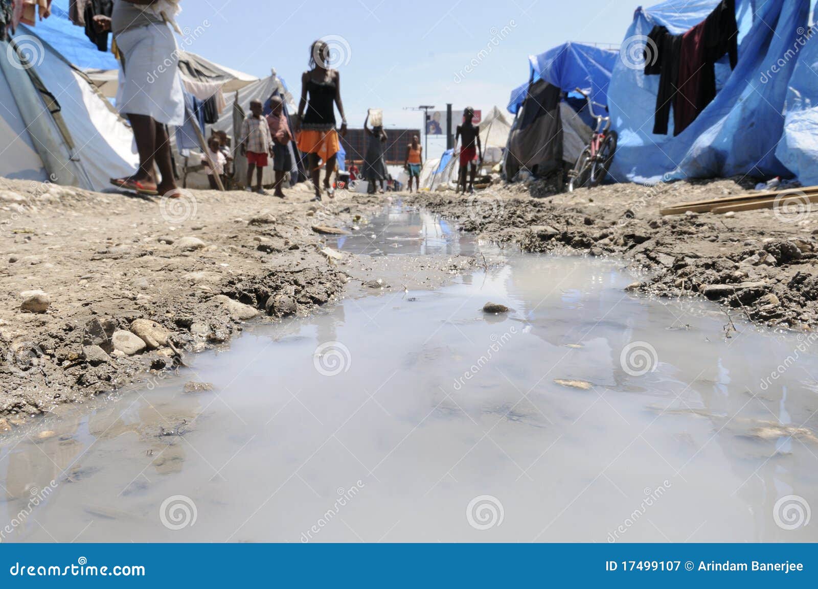 Stagnant water. editorial photography. Image of commerce - 17499107