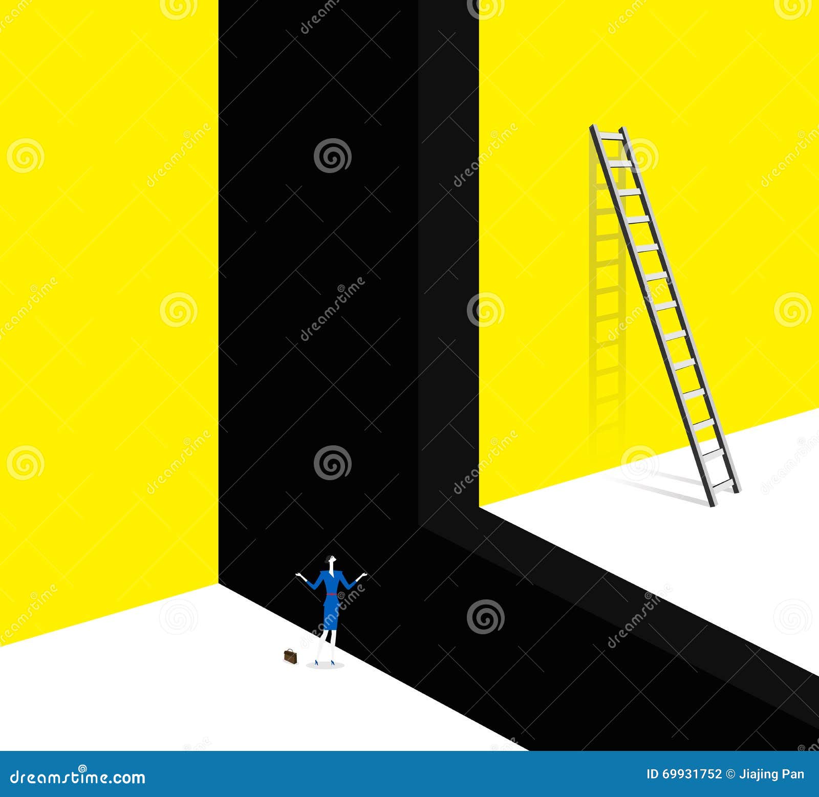 Stagnated stock illustration. Illustration of exam, crisis - 69931752