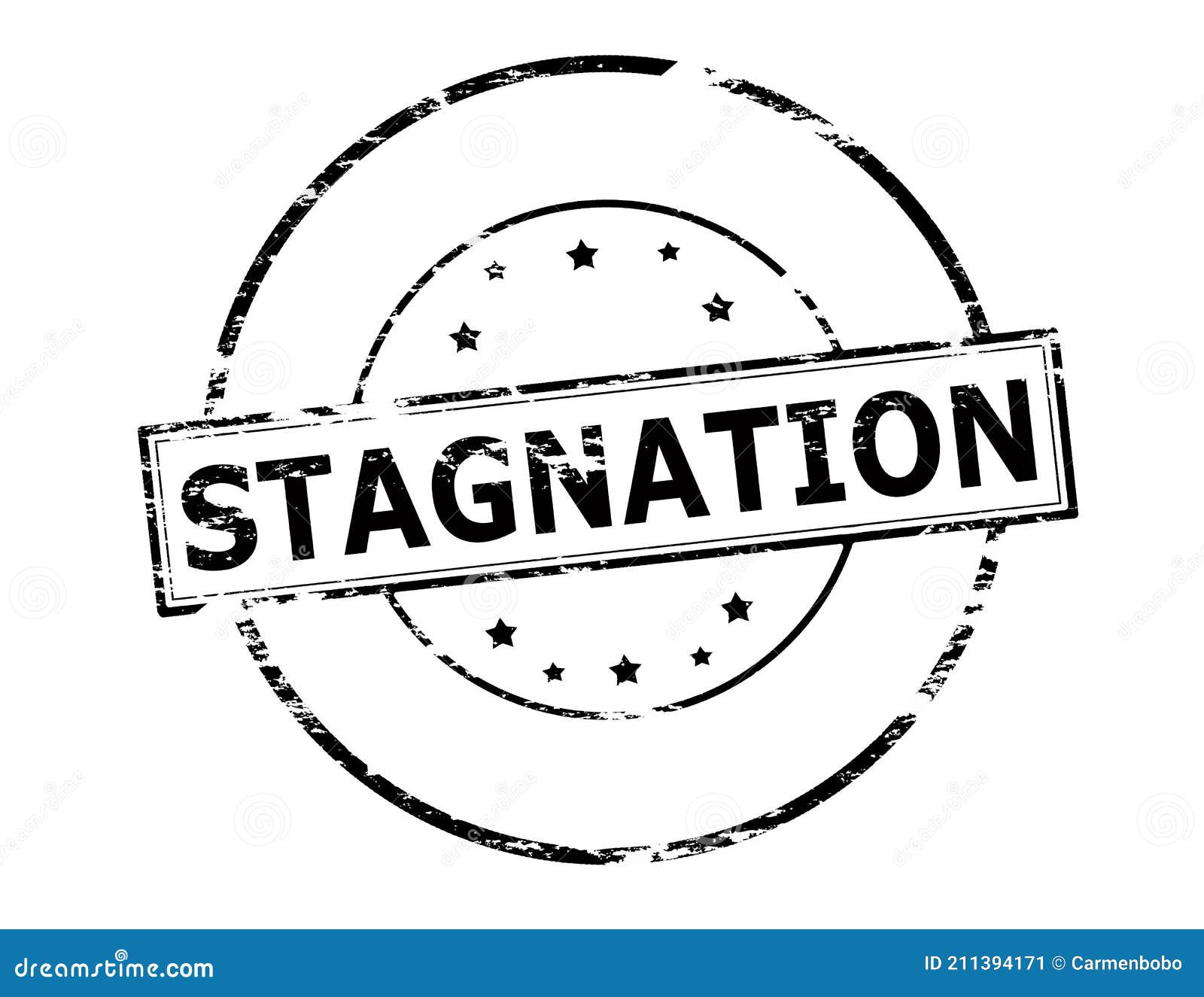 Stagnation Inside Human Mind - Pictured As Word Stagnation Inside A ...