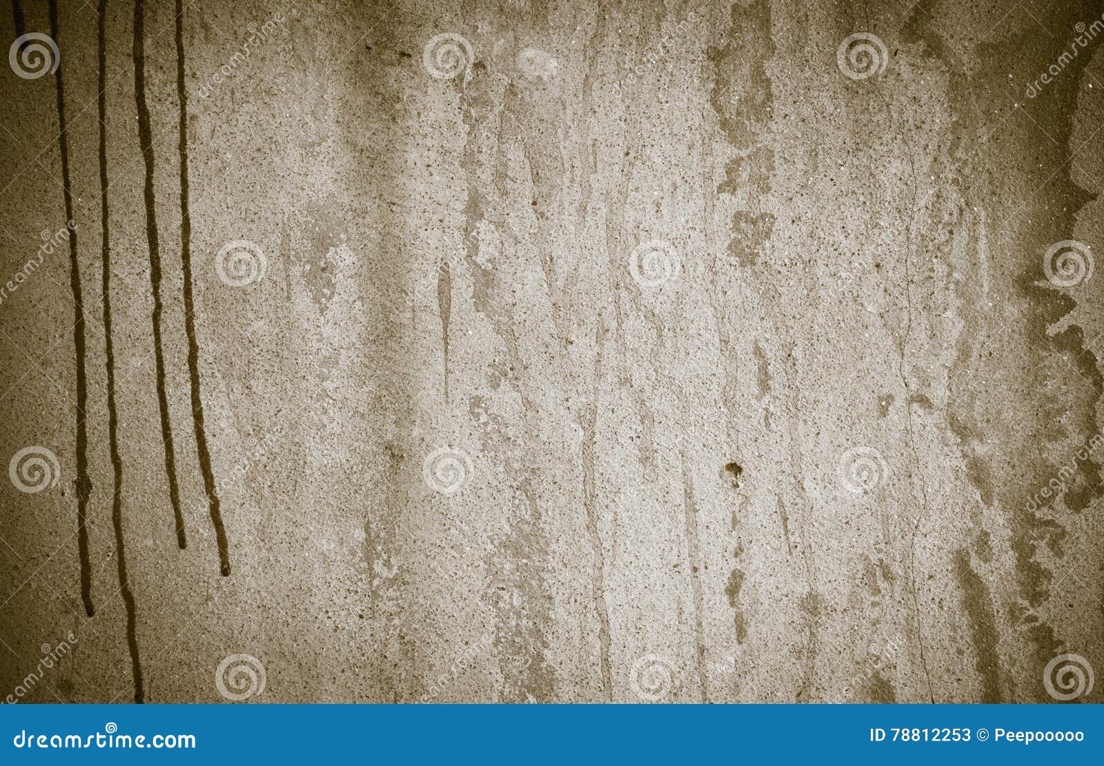 Stain on concrete wall stock image. Image of textured - 78812253