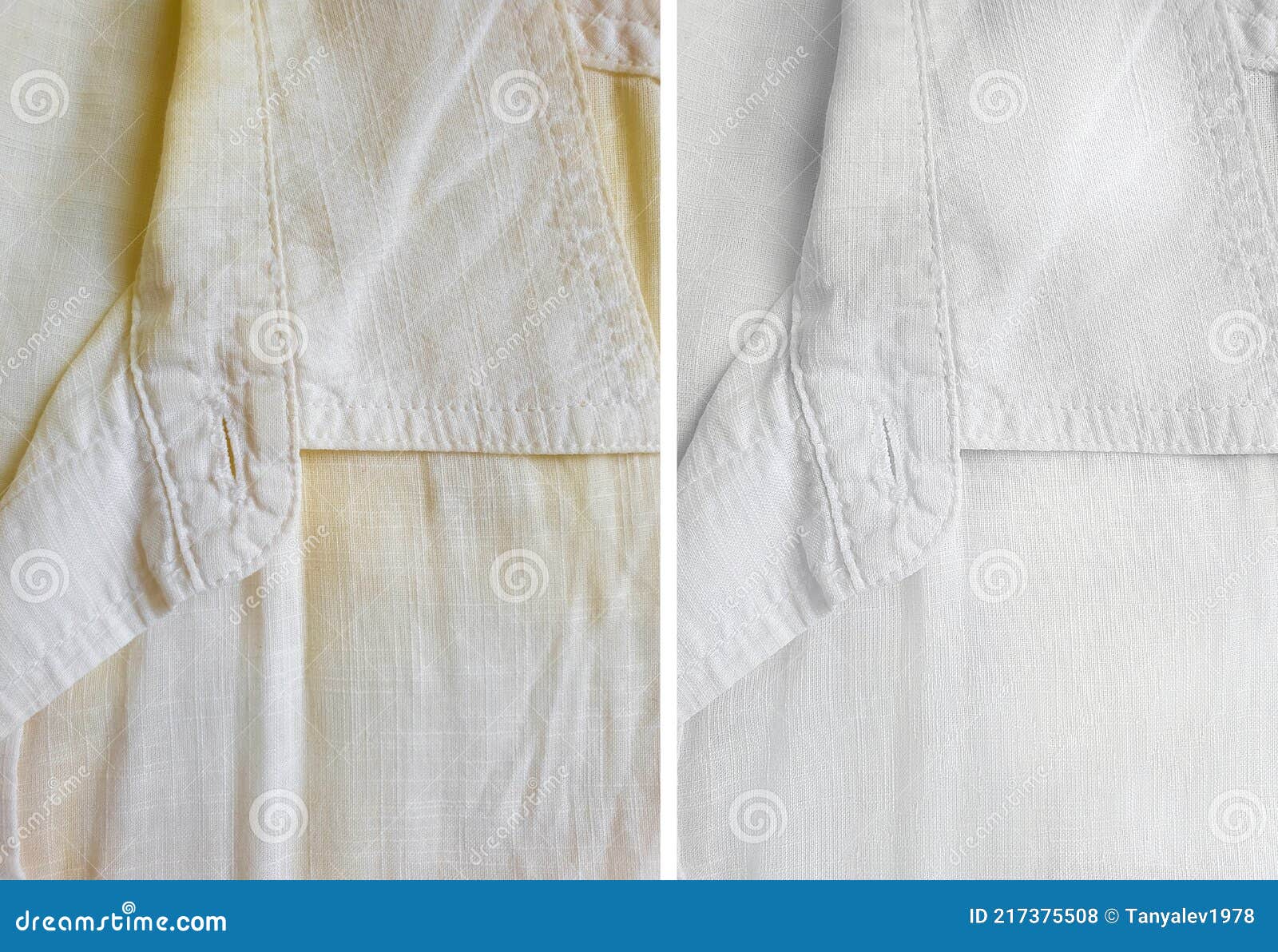 Stain on the Fabric before and after Stock Photo - Image of lifestyle ...
