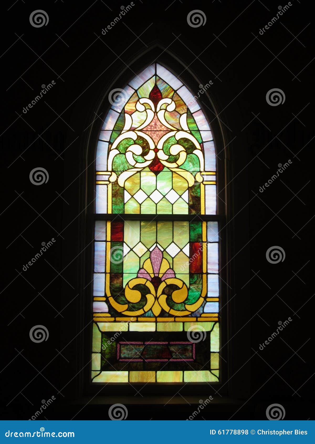 Stain Glass Window stock photo. Image of white, bright - 61778898