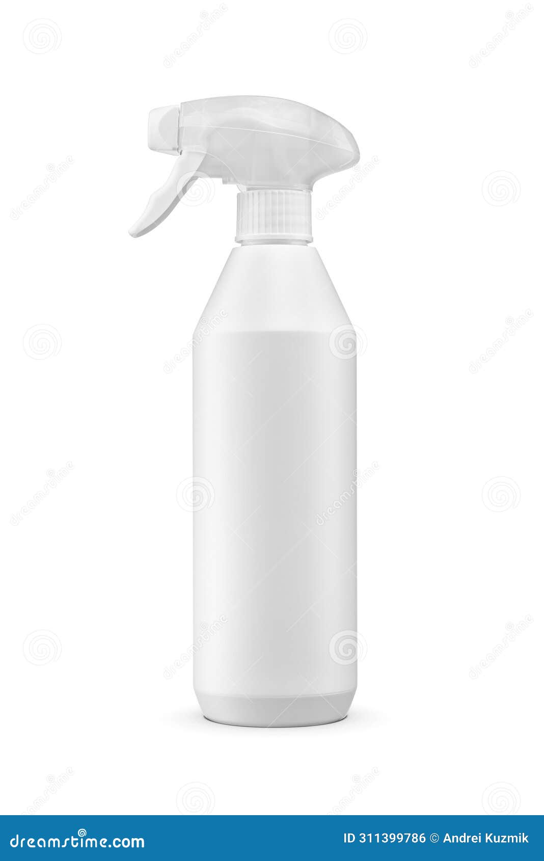 Stain Remover Detergent in Blank Plastic Trigger Sprayer Bottle ...
