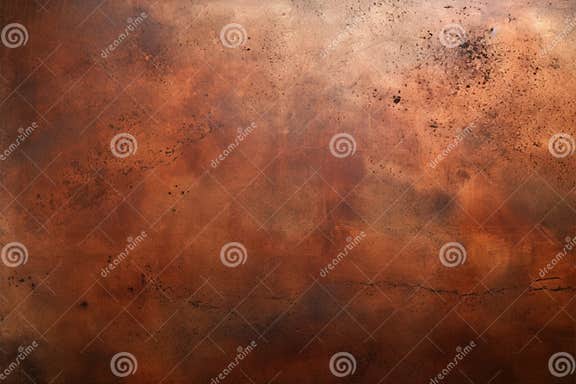 Stained Copper Metal Surface Texture, Creating a Rustic, Weathered ...