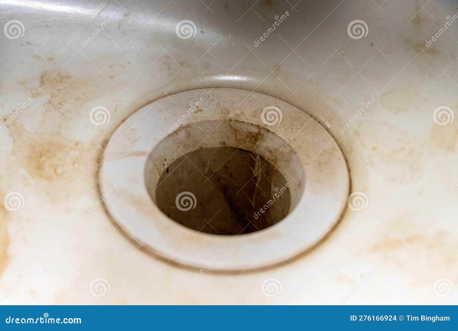 Stained Dirty Drain before Cleaning Stock Photo - Image of flooring ...